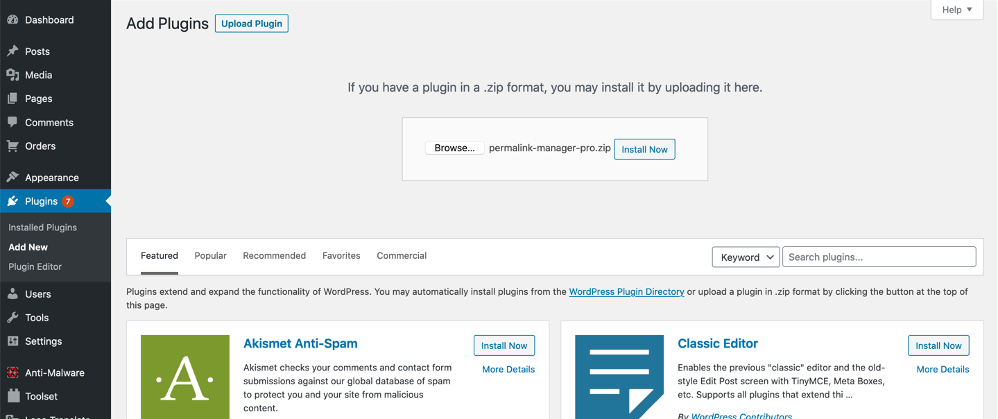 Installation instructions | Permalink Manager Pro